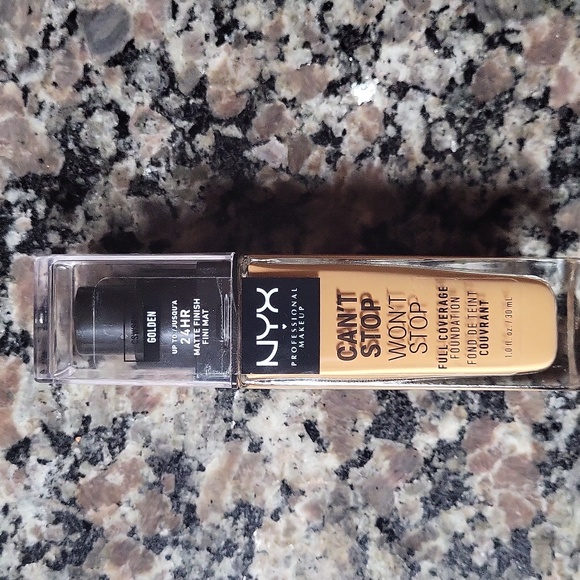 NYX | Makeup | Nyx Cant Stop Wont Stop Full Coverage Foundation Golden ...